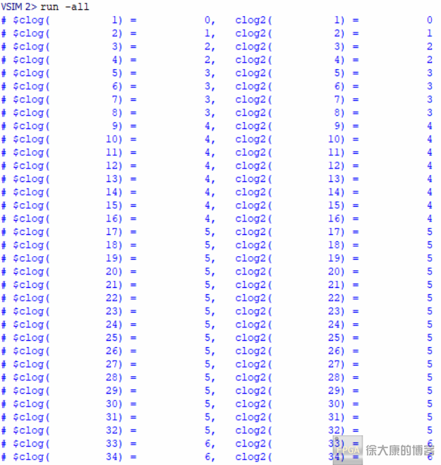 Verilog自编函数clog2替代SV中的系统函数$clog2-CSDN博客