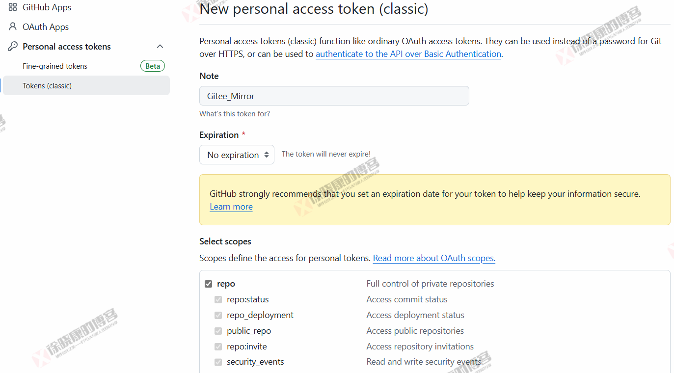 如何设置Gitee与Github双向同步 – 徐晓康的博客